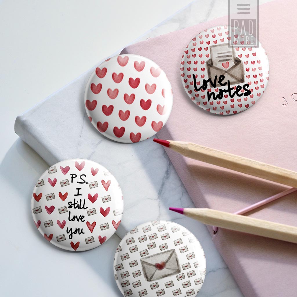 P.S. I Still Love You Buttons – Padmore